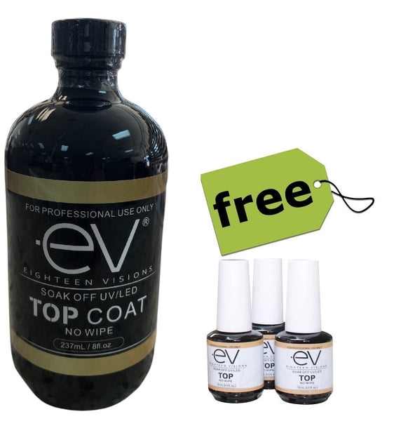 EV Gel Base & Top Coat refill 8 OZ. – The Nail Supply Store